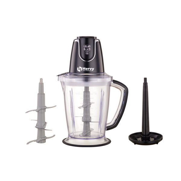 Hervy C-001 Chopper 2L, 700W, 6 Stainless Steel Blades, Cream Beater ...